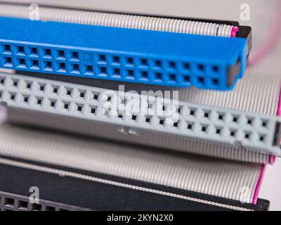 Ata cable in a close-up Stock Photo - Alamy