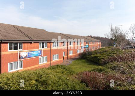 Travelodge and Moto service area, Junction 47 M4 motorway, Swansea ...