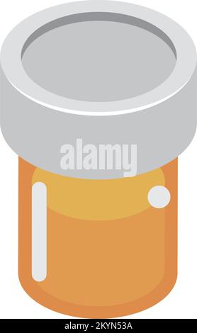 Drug packaging icon. Isometric of drug packaging vector icon for web ...