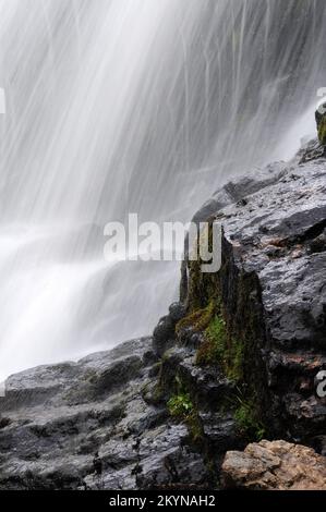 The Afon Lliw Waterfall Stock Photo - Alamy