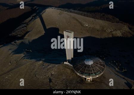 The Buzludzha Monument in Bulgaria was once a magnificent example of ...