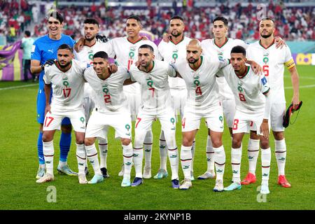 Morocco goalkeeper Yassine Bounou, Sofyan Amrabat of Morocco, Andrej ...