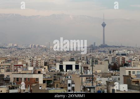 Tehran, Tehran, Iran. 30th Nov, 2022. A view of the Milad Tower, the ...