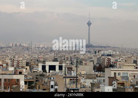 Tehran, Tehran, Iran. 30th Nov, 2022. A view of the Milad Tower, the ...