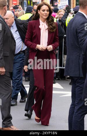 Chelsea, MA, USA. 1st Dec, 2022. Prince William and Princess Kate visit ...