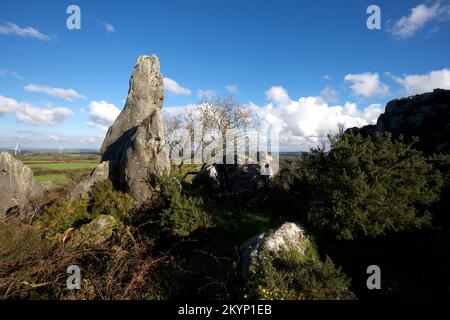 Roche Cornwall UK Roach Rock & Hermitage Stock Photo - Alamy
