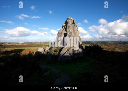 Roche Cornwall UK Roach Rock & Hermitage Stock Photo - Alamy