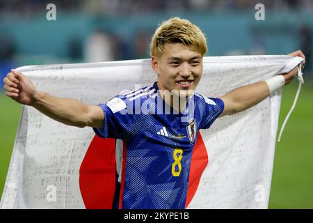 Doha, Catar. 01st Dec, 2022. FATI Ansu of Spain during the match ...