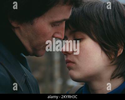 LILI MONORI and JAN NOWICKI in NINE MONTHS (1976) -Original title: KILENC HONAP-, directed by ...