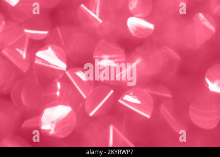 Beautiful abstract pattern with festive magenta bokeh, trendy color of ...
