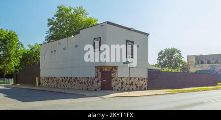 The Detroit Scorpions motorcycle club headquarters at 20801 Fenkell ...