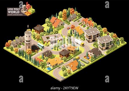 Map of the map of the cottage townhouse bungalow, residential, villa ...