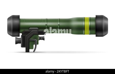 hand portable missile system vector illustration isolated on white ...