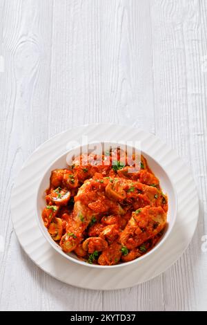 Chicken Chasseur, hunter chicken, poulet saute chasseur, chicken stew ...