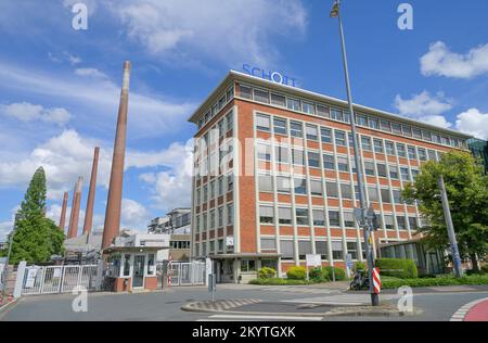 Schott AG, Hattenbergstraße, Mainz, Rheinland-Pfalz, Deutschland Stock ...