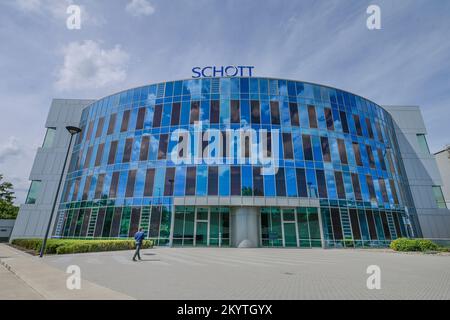 Schott AG, Hattenbergstraße, Mainz, Rheinland-Pfalz, Deutschland Stock ...