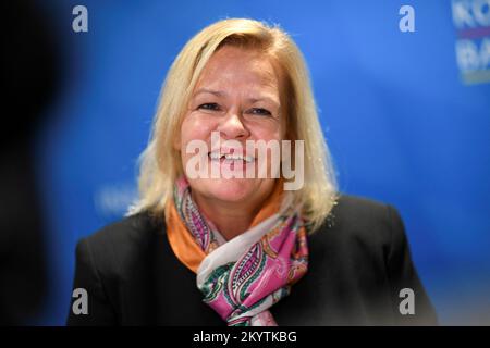 German Interior Minister Nancy Faeser arrives for the weekly cabinet ...