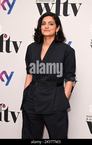 London, UK. 2 December 2022. Nida Manzoor (left) and Surian Fletcher ...