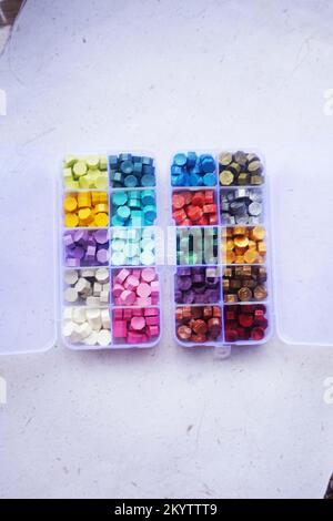 pretty wax coins for a vintage look for wedding or invitation ...