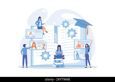 Flexible learning process vector concept metaphors Stock Vector Image ...