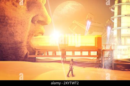 Space base, ancient civilizations from other worlds. Discoveries of new ...