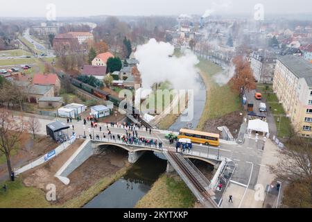 Zittau, Germany. 02nd Dec, 2022. The Zittau narrow-gauge railroad ...