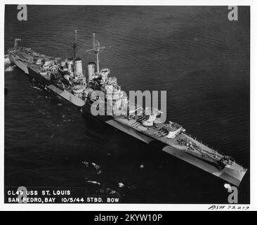 USS St Louis (CL-49 Stock Photo - Alamy