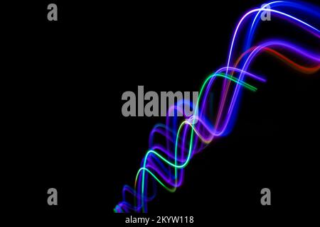 Abstract speed technology concept. with light and stripes motion blur ...