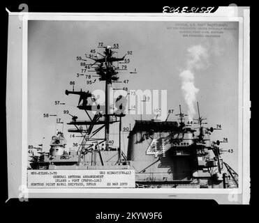 USS Midway (CVA-41) was a United States Navy aircraft carrier underway ...