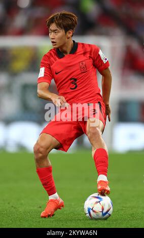 Jinsu Kim during the FIFA World Cup Qatar 2022 Group H match between ...