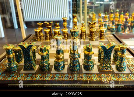 Turkish chess set. Chess sets from Turkey. Chess pieces. Chess figure ...