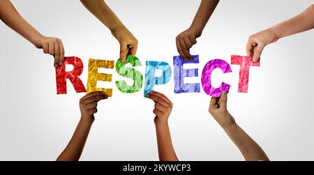 People respect and respecting diversity in society and appreciation for ...