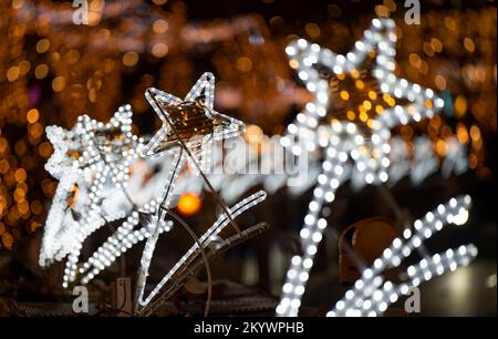 Berlin, Germany. 02nd Dec, 2022. Light installation in the form of ...