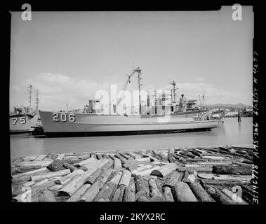 AMS-205 , Ships, Naval Vessels, Boats, Naval History, Navy Stock Photo ...