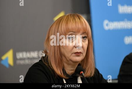 KYIV, UKRAINE - DECEMBER 2, 2022 - Human rights expert member of the ...