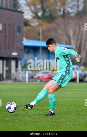 Stoke City goalkeeper Tommy Simkin full of smiles after Stoke win 0-1 ...