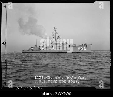 DDE-508 Cony , Ships, Naval Vessels, Boats, Naval History, Navy Stock ...