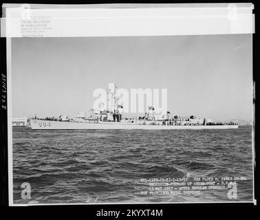 DD-884 Floyd B. Parks , Ships, Naval Vessels, Boats, Naval History ...