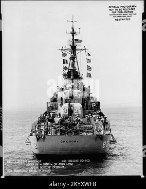 DD-802 Gregory , Ships, Naval Vessels, Boats, Naval History, Navy Stock ...