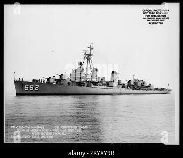 DD-682 Porterfield , Ships, Naval Vessels, Boats, Naval History, Navy ...