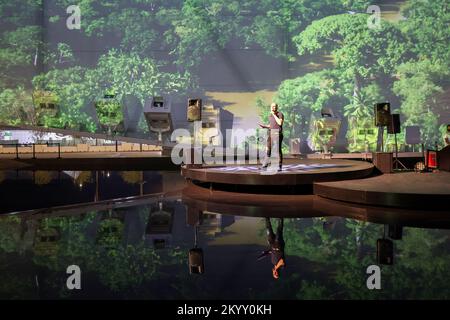 Dubai, UAE - November 30, 2021: Exhibition EXPO 2020. Unusual ...