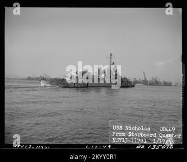 DD-449 Nicholas , Ships, Naval Vessels, Boats, Naval History, Navy ...