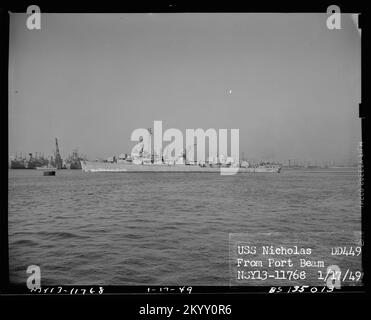 DD-449 Nicholas , Ships, Naval Vessels, Boats, Naval History, Navy ...