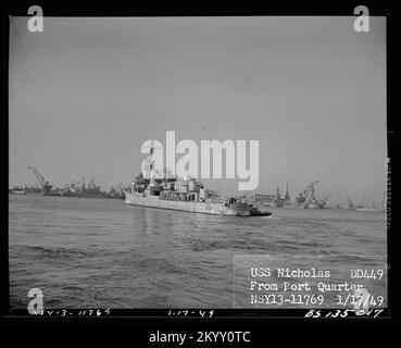 DD-449 Nicholas , Ships, Naval Vessels, Boats, Naval History, Navy ...
