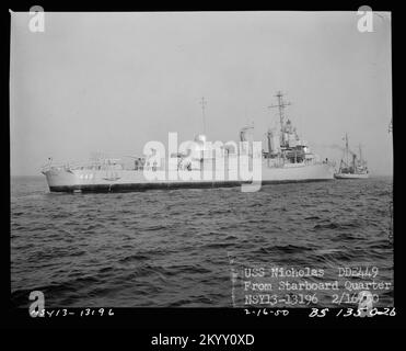 DD-449 Nicholas , Ships, Naval Vessels, Boats, Naval History, Navy ...