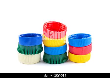 Different color bottle caps, excellent raw material for recycling ...