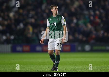 Adam Randell #20 of Plymouth Argyle celebrates winning Sky bet League ...
