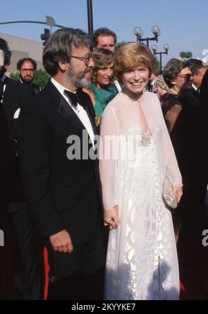Bonnie Franklin with husband Marvin Minoff Circa 1980's Credit: Ralph ...
