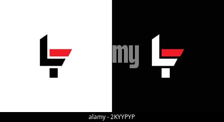 Modern and strong letter LF initials logo design 2 Stock Vector Image ...