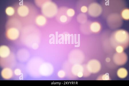 Purple color light bokeh abstract background, Vector eps 10 ...